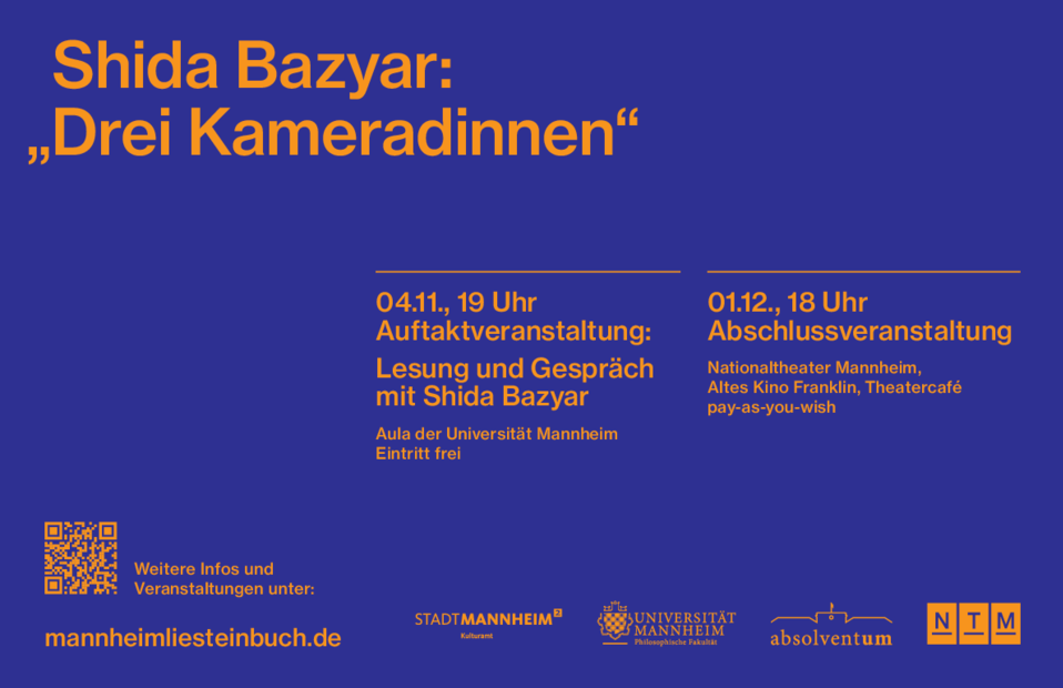 "Mannheim liest ein Buch" - Seien Sie dabei! | Universität Mannheim